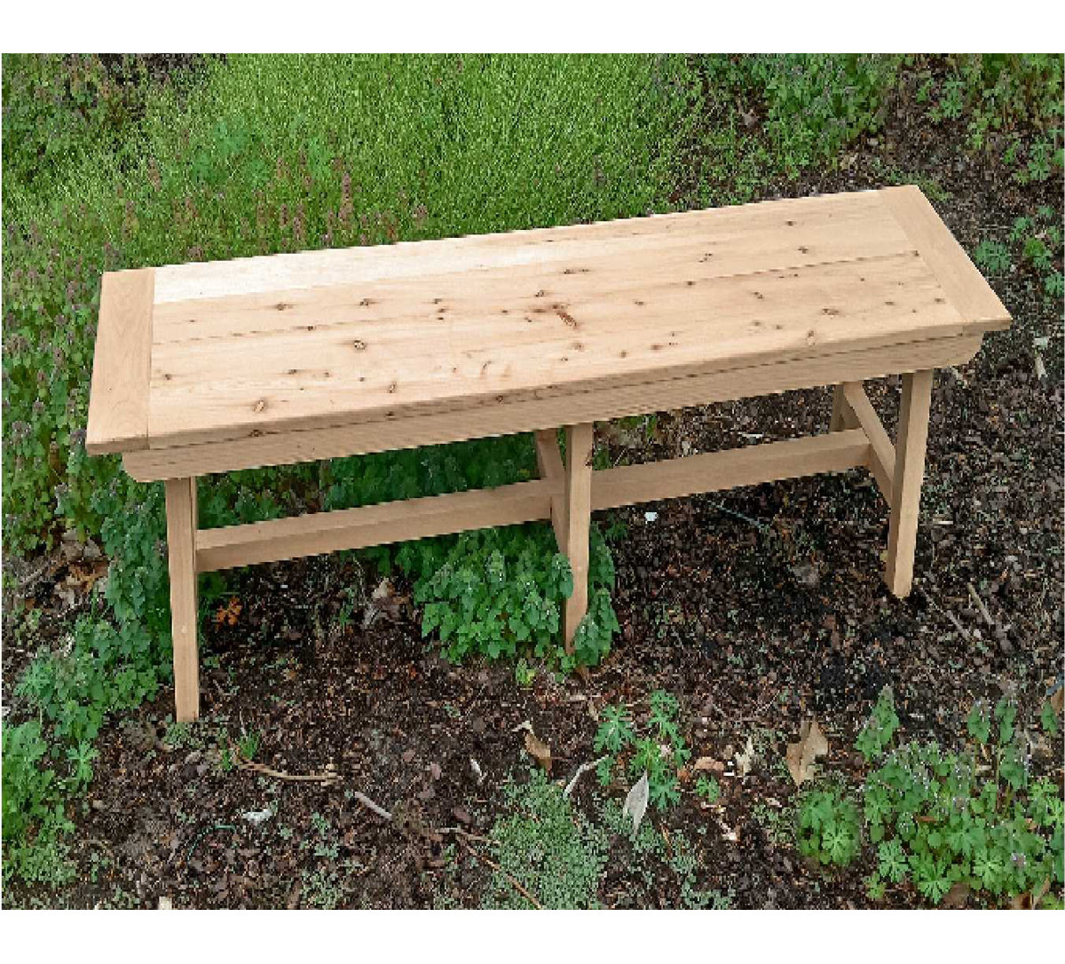 Millwood Pines Cawthon Cedar Outdoor Bench | Wayfair