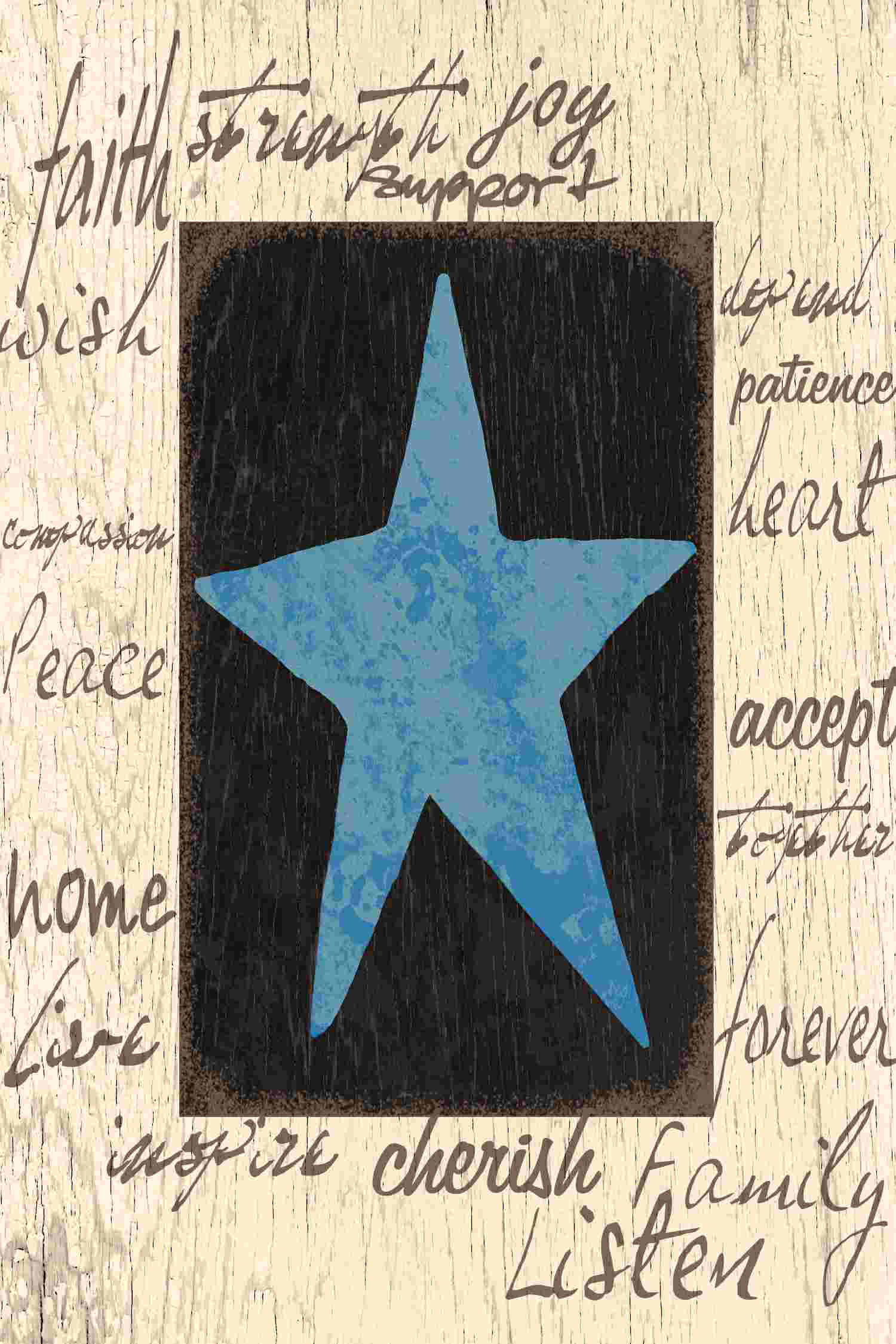 Trinx Dream Words Blue - Wayfair Canada