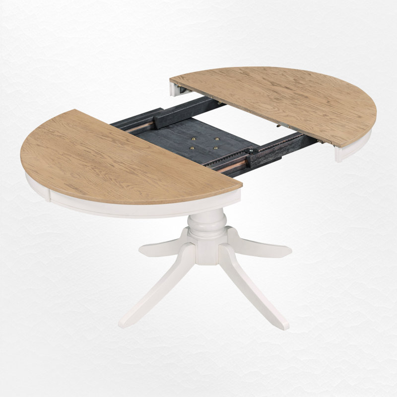 Red Barrel Studio® Roane 5 - Piece Extendable Dining Set with Round ...