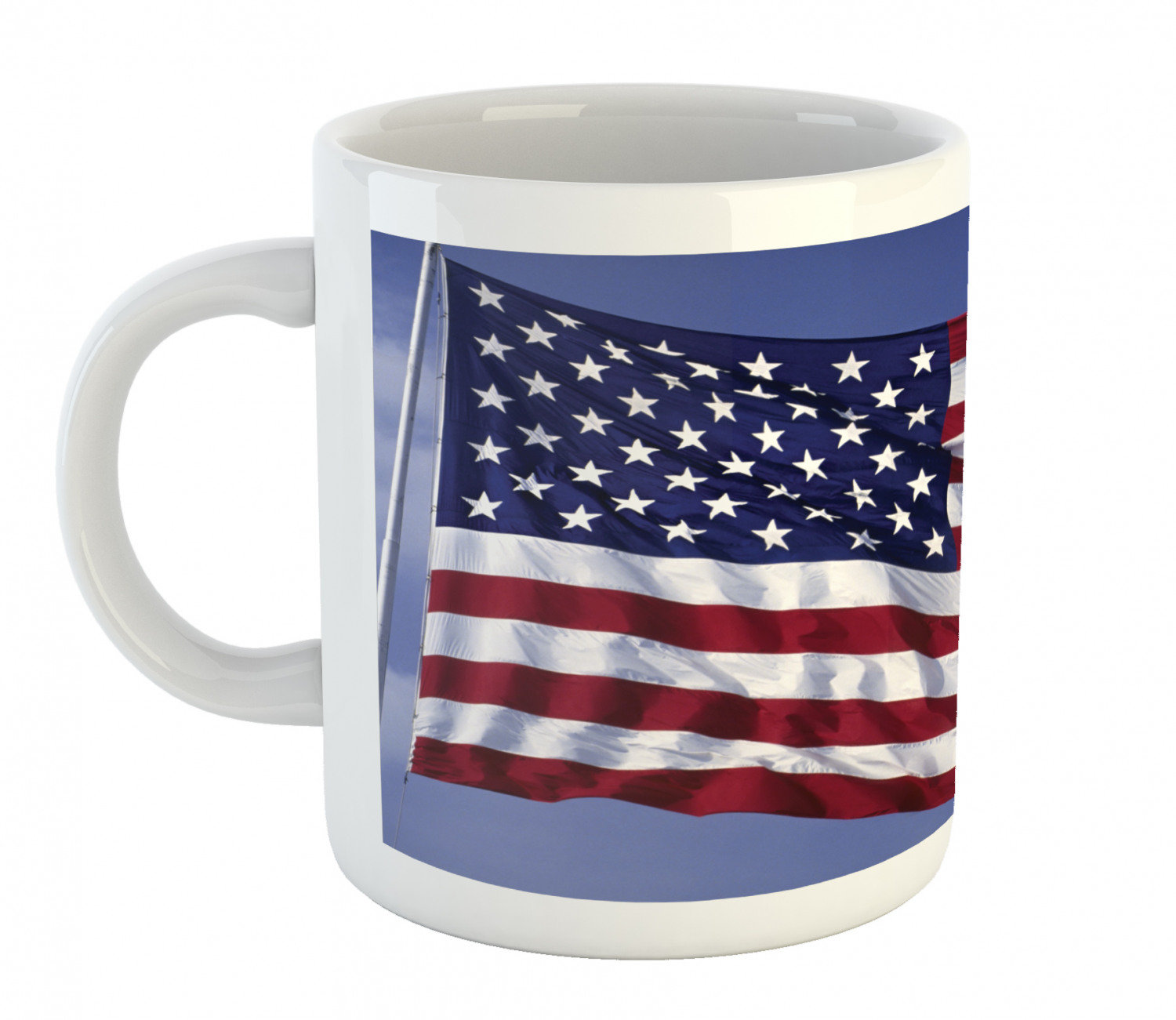 East Urban Home American Flag Coffee Mug | Wayfair