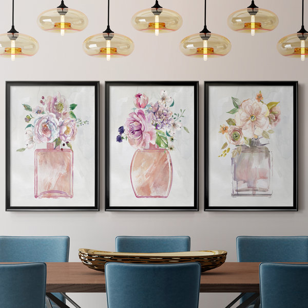 Willa Arlo Interiors Fragrance of Summer I - 3 Piece Painting Print Set ...
