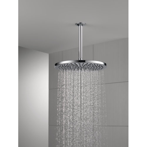 Delta Rain Fixed Shower Head with H2Okinetic Technology & Reviews | Wayfair