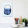 Highland Dunes Marble Indigo Snail I | Wayfair.co.uk