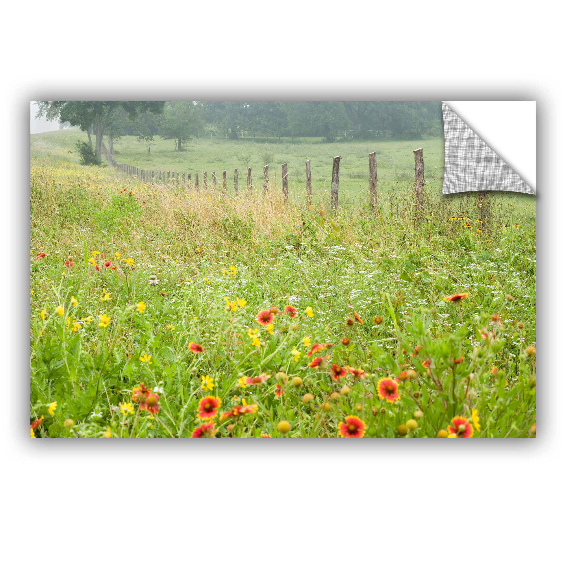 ArtWall Flowers and Fences' Removable Wall Decal - Wayfair Canada