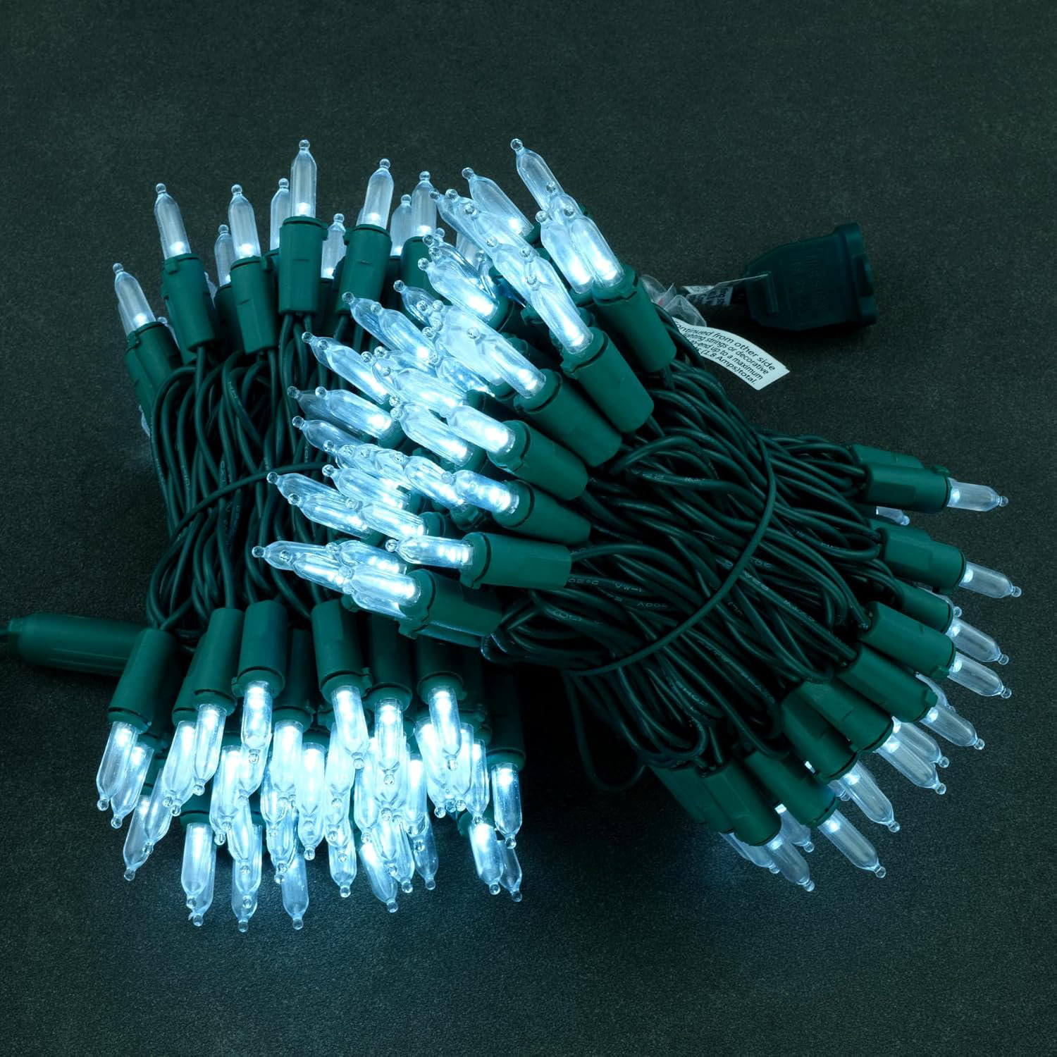 The Holiday Aisle® Cool White LED Christmas Lights 200 Count 50 Ft Pack ...