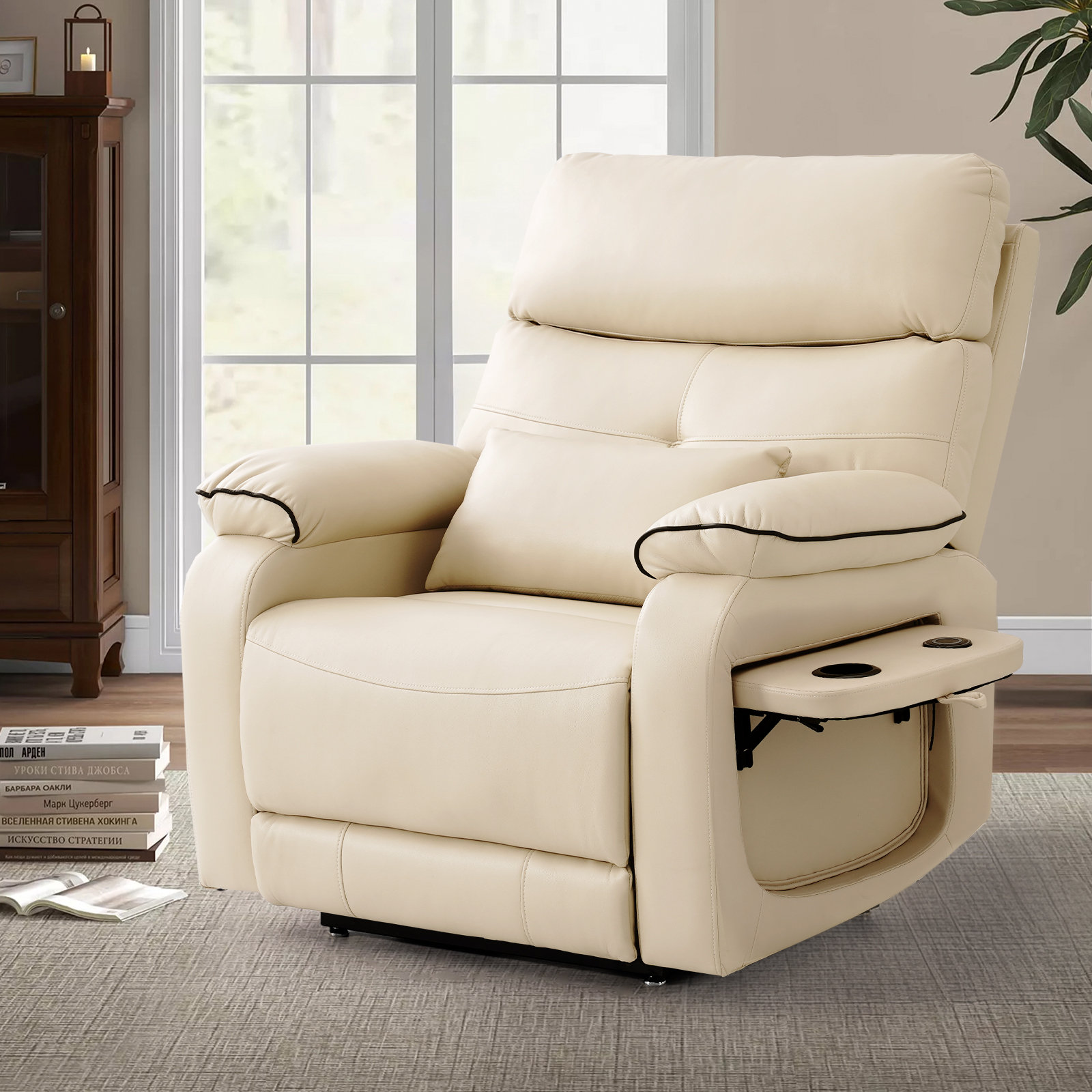 Hokku Designs Dual Motor Power Lift Recliner Chair With Heat & Massage ...