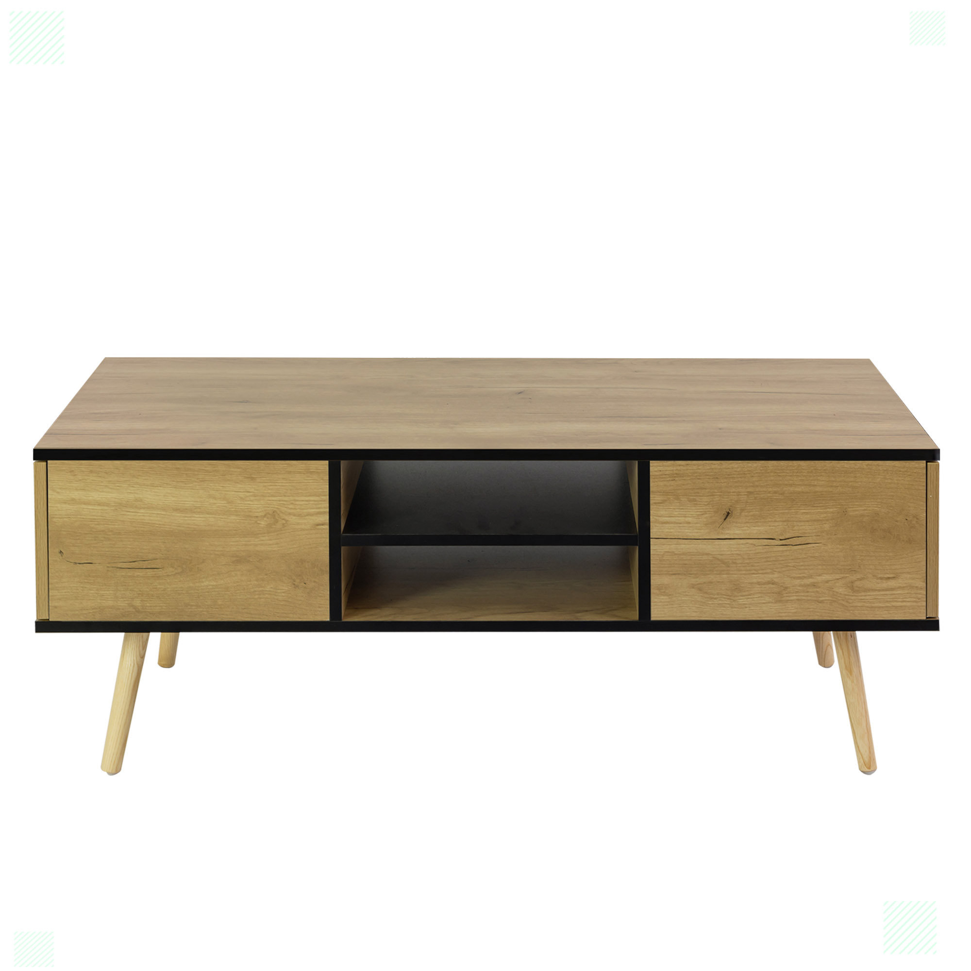 Ebern Designs Coffee table, computer table, large storage space, for ...