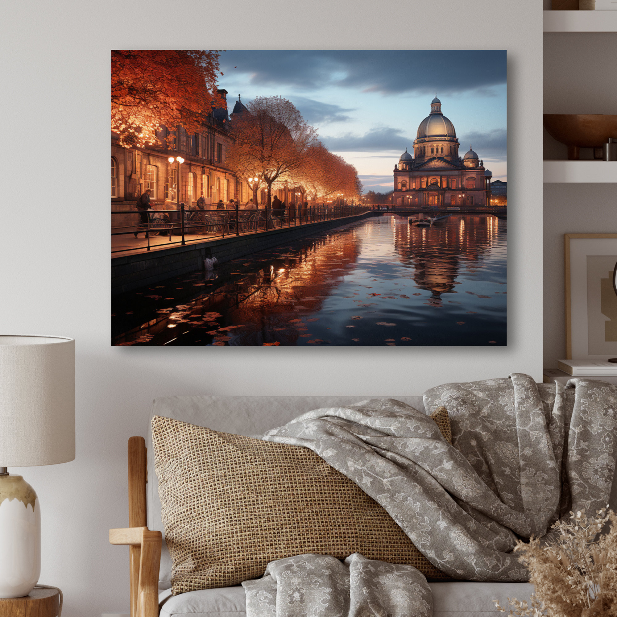 Latitude Run® Dublin Beautiful Cityscape Photo I - Print on Metal | Wayfair