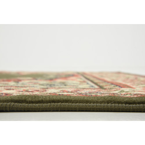 World Menagerie Balthrop Floral Green Area Rug & Reviews | Wayfair