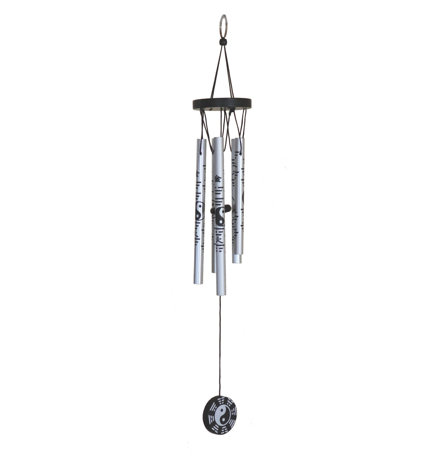 Arlmont & Co. Feng Shui 5-Rod Yinyang Wind Chime | Wayfair