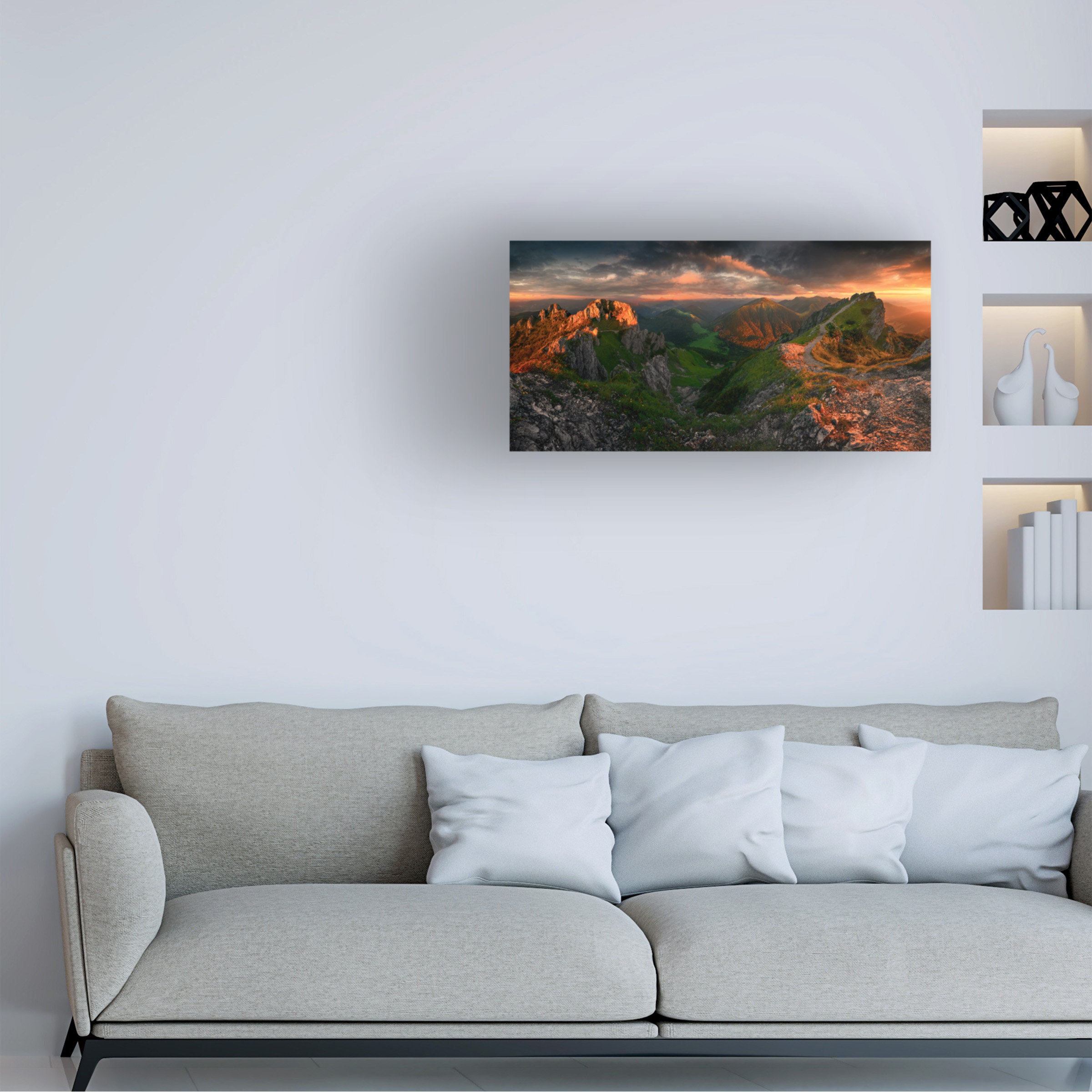 Foundry Select Tomasz Rojek 'Red Rocks' Canvas Art - Wayfair Canada