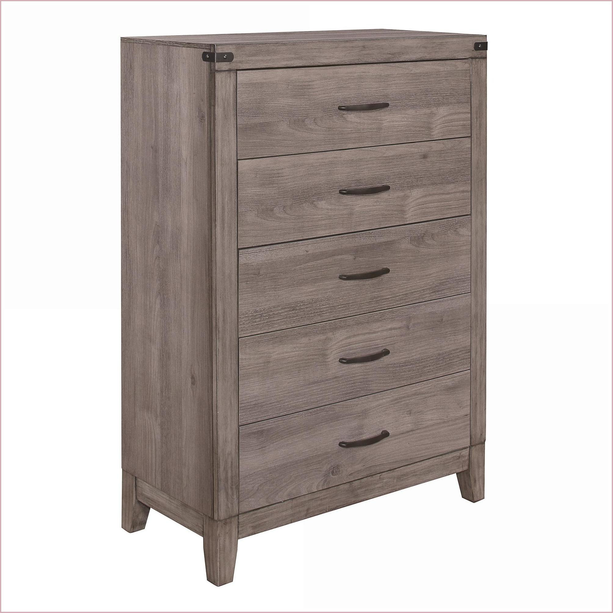 Latitude Run® Chests & Wardrobes, Industrial 5-Drawer Brownish Gray ...