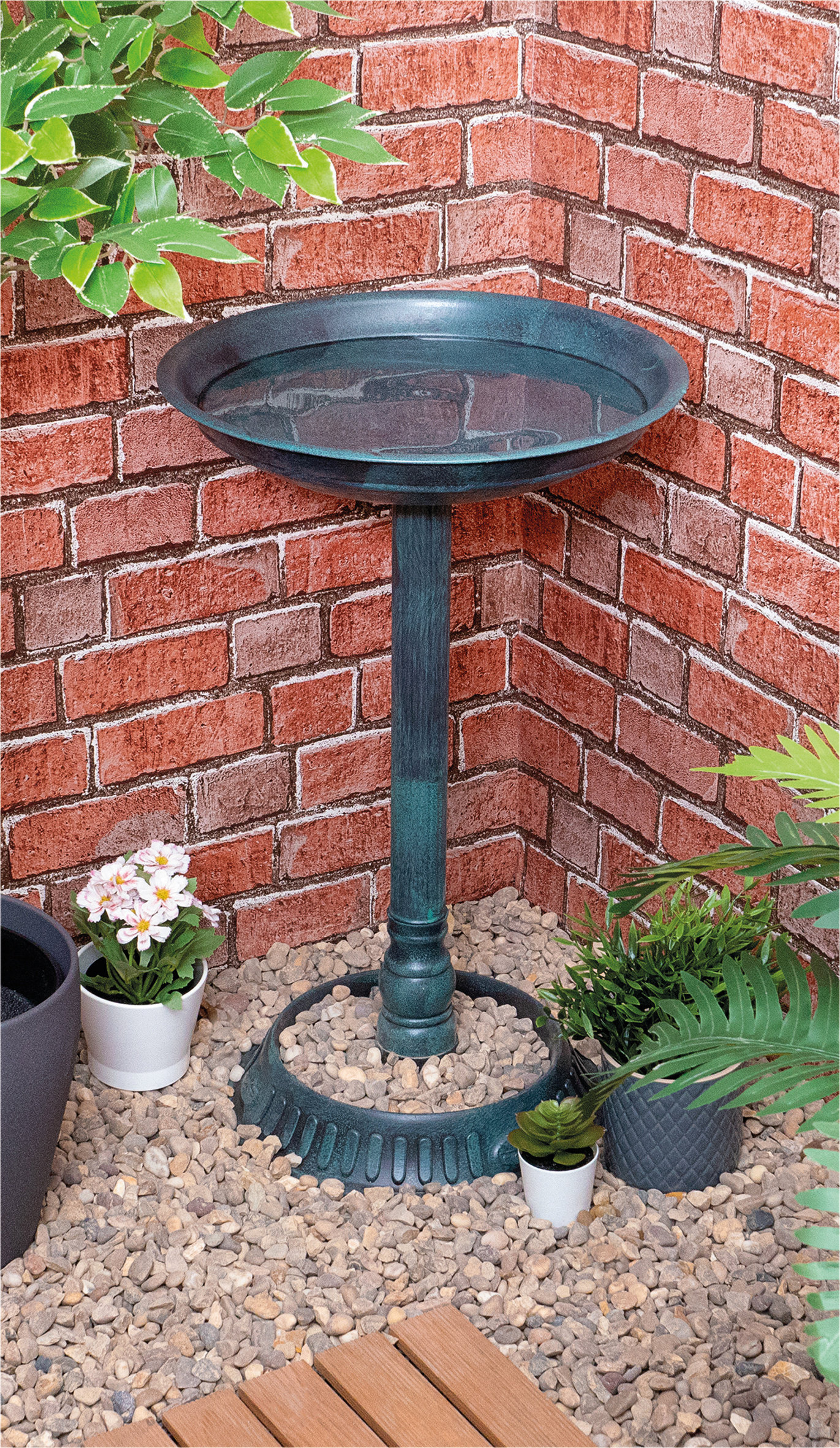 ClassicLiving Safra Free standing Bird Bath Weatherproof | Wayfair.co.uk