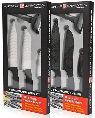 Miracle Blade IV World Class Professional Series Black 7-piece Ceramic ...