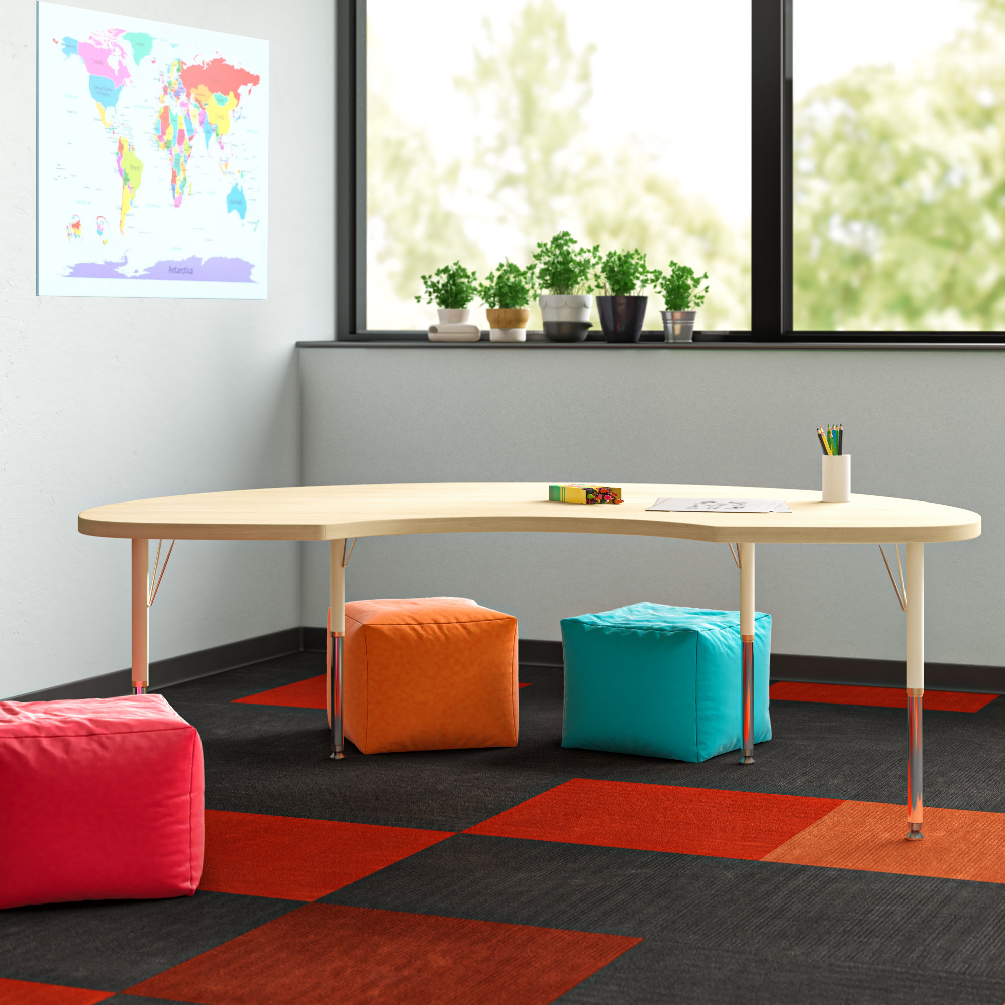 Jonti-Craft Berries® Kidney Activity Tables | Wayfair