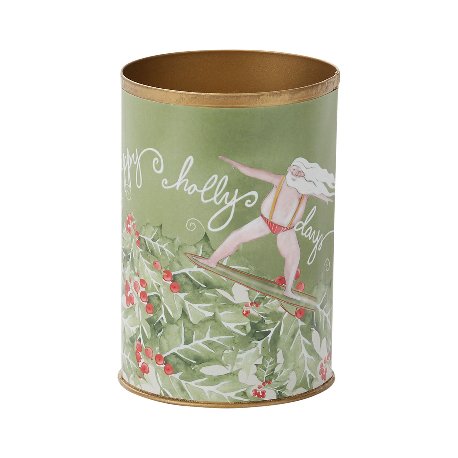 Highland Dunes Santa's Hobby Can 3.25"x 4.5" | Wayfair