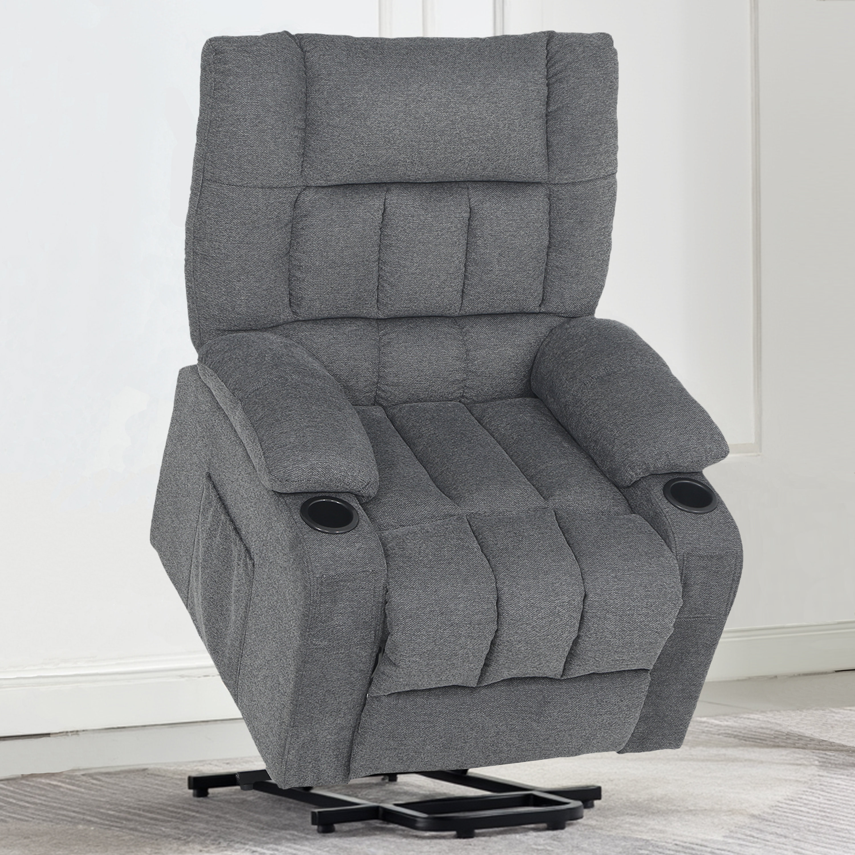 Latitude Run® Power Lift Chair With Heat And Vibrating Massage For