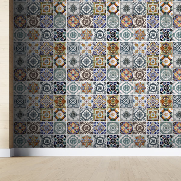 Bungalow Rose Mediterranean Tiles Wall Decal & Reviews | Wayfair