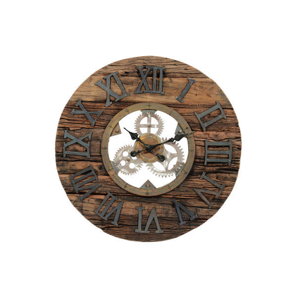 Bloomsbury Market Fite Wood Wall Clock & Reviews | Wayfair.co.uk