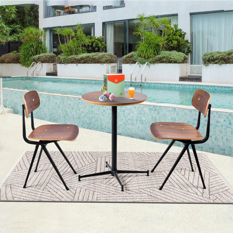 George Oliver Kevondre Round 23.6'' Dining Set | Wayfair