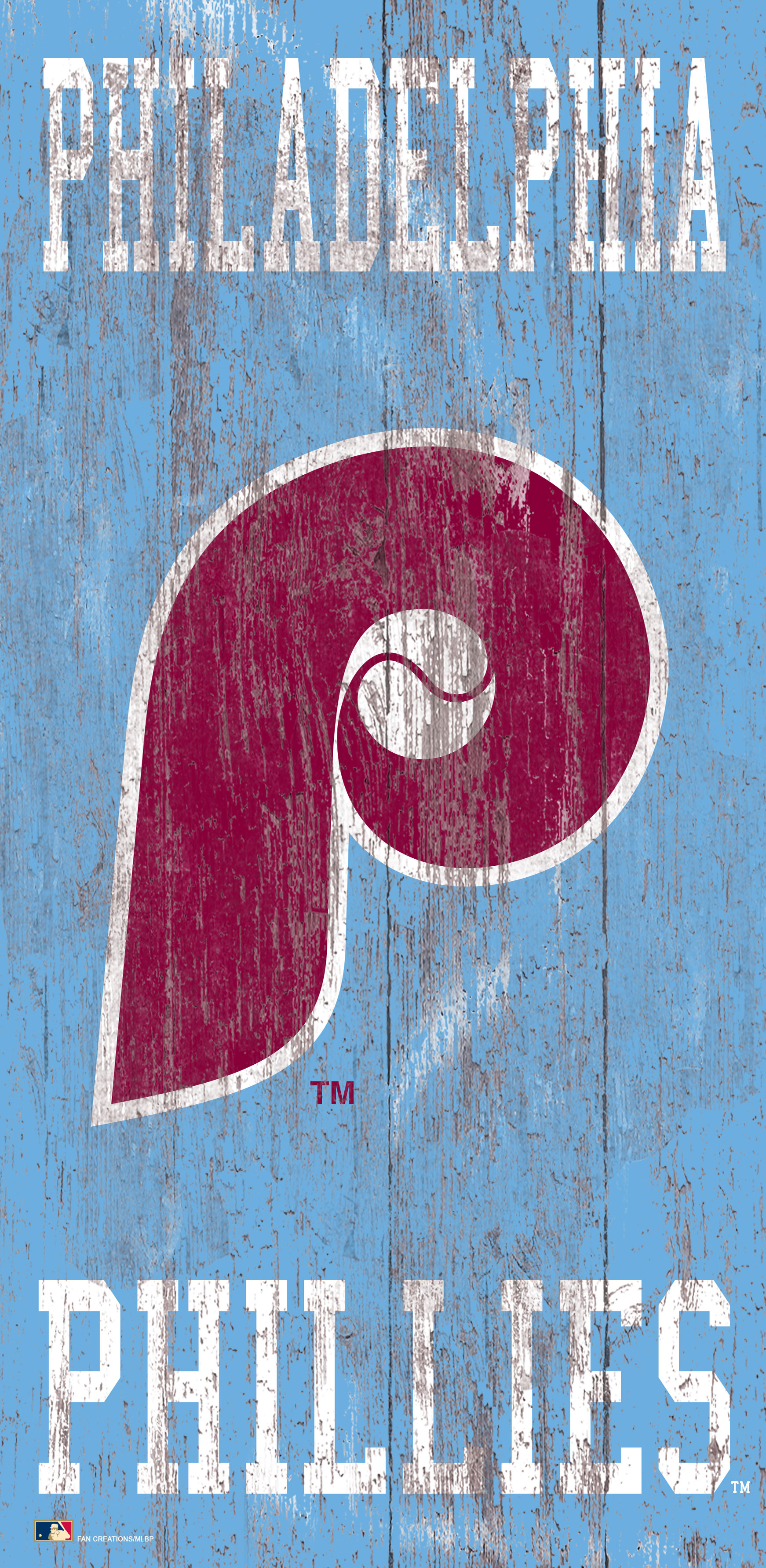 Fan Creations 'Philadelphia Phillies' Graphic Art Print on Wood ...