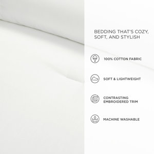 Special Edition by Lush Decor Hampton Double Flange Embroidered ...