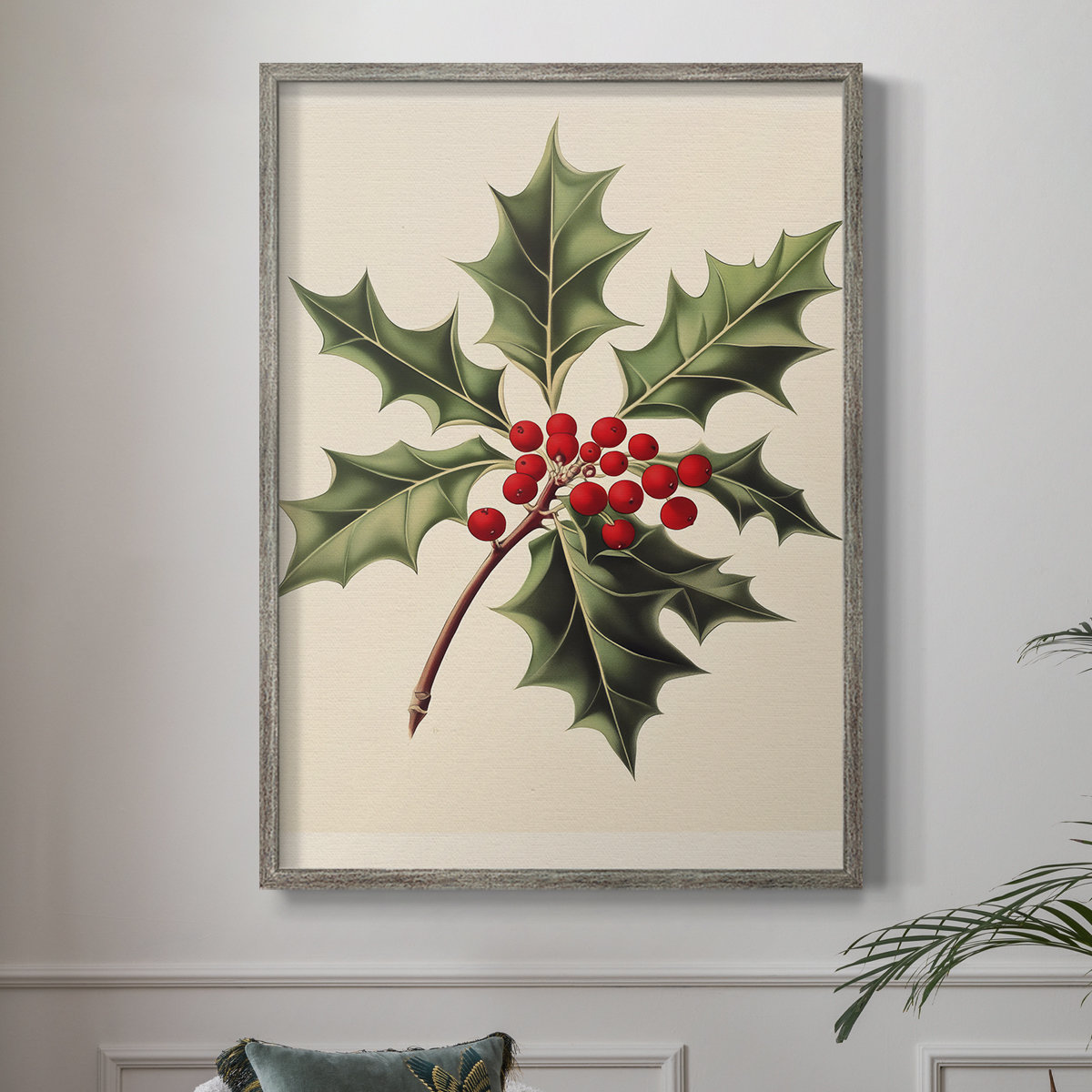 The Holiday Aisle® Christmas Holiday Art -Series 2-CCXLV Framed Print ...