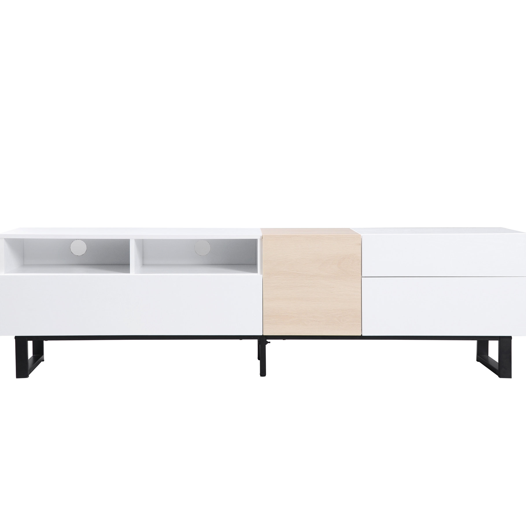 Ophelia & Co. Tv Stand For 80-Inch Tvs, Double Storage. Geometric ...