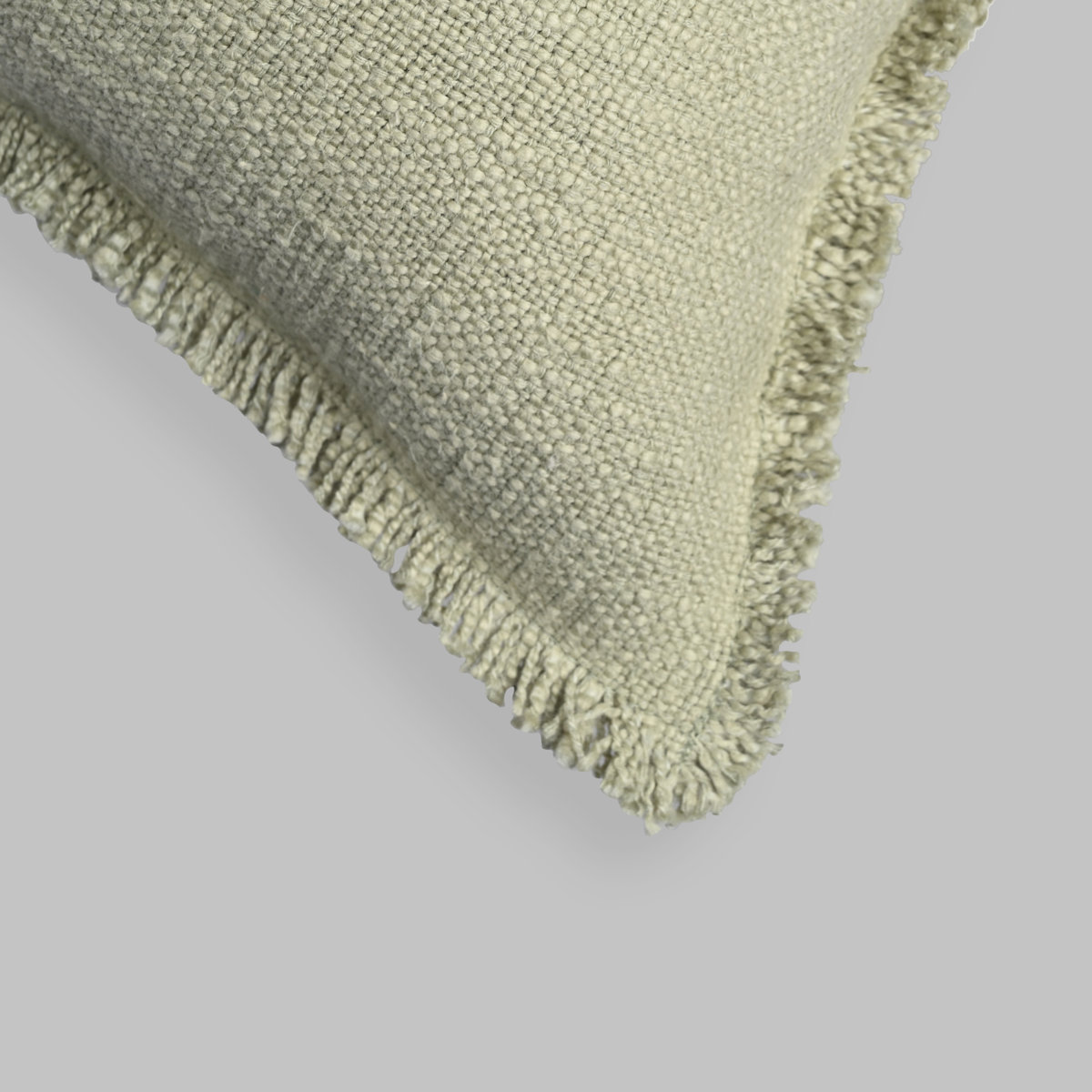 Ebern Designs Nathanim Organic Chic Throw Pillow - Washed Textured ...