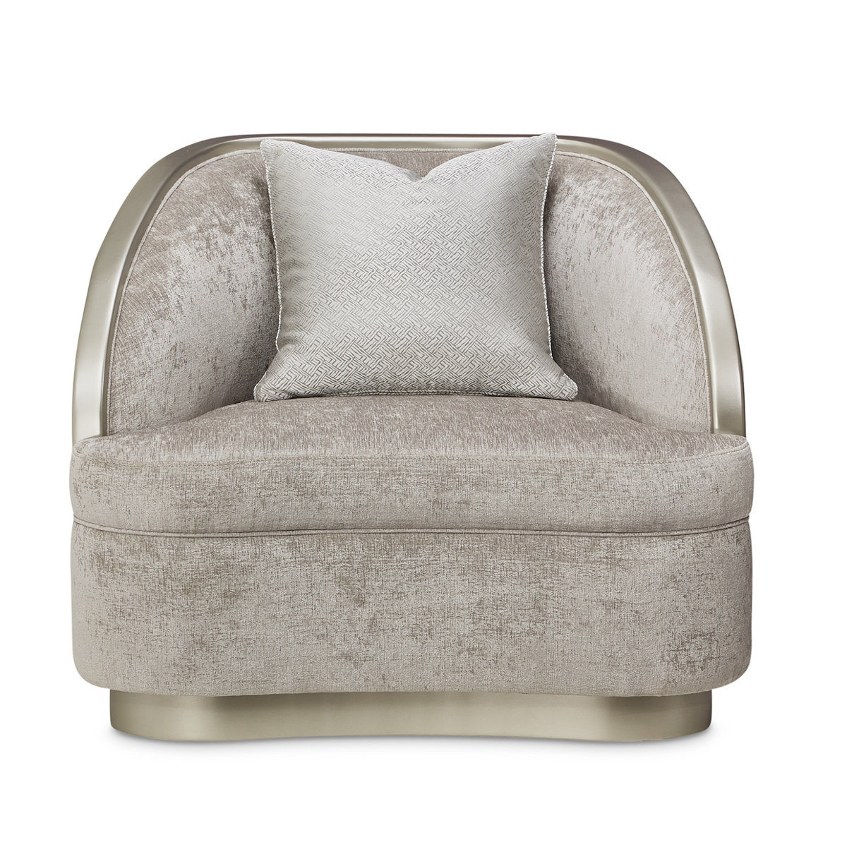 Michael Amini Lanna Matching Chair - Storm/Silver Mist | Wayfair