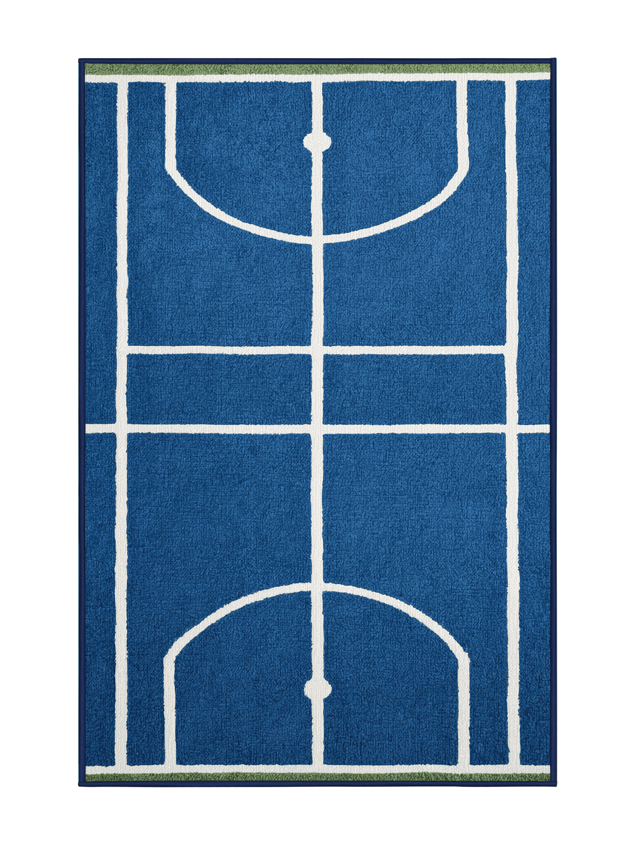 Hokku Designs Washable Pickleball Court Sports Area Rug | Wayfair