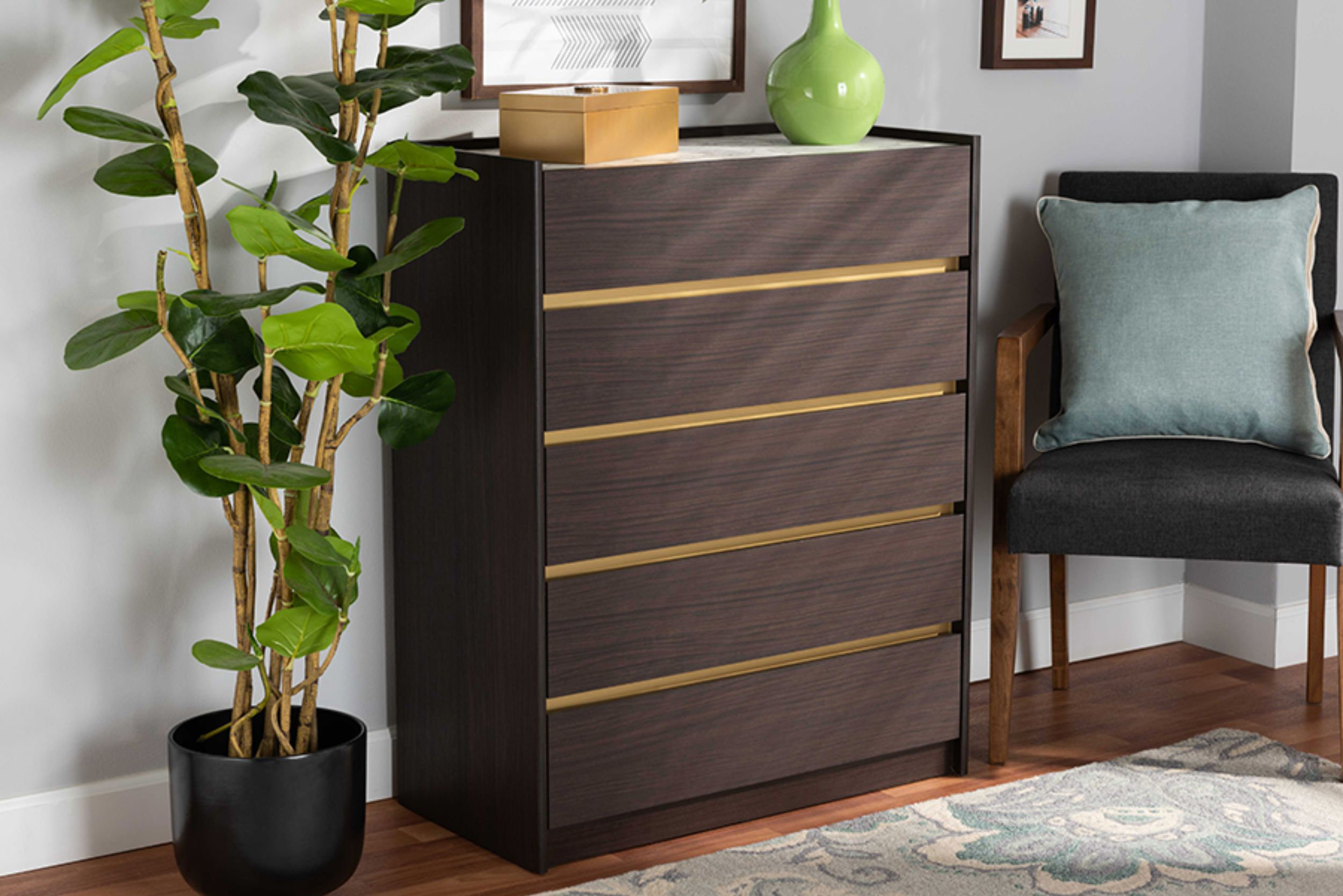 Mercury Row® Newlon 5 Drawer 31.5" W Chest | Wayfair