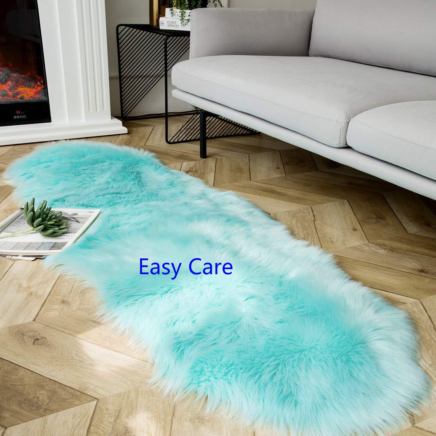 Mercer41 Fluffy Shaggy Area Rug , Fuzzy Rug Machine Washable Shag Rug ...