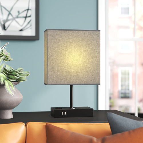 Rectangle Shaped Table Lamps You'll Love | Wayfair