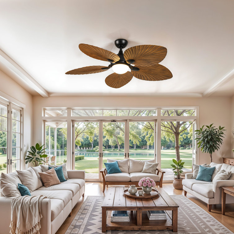 Bay Isle Home Ausby 52'' Ceiling Fan with LED Lights | Wayfair