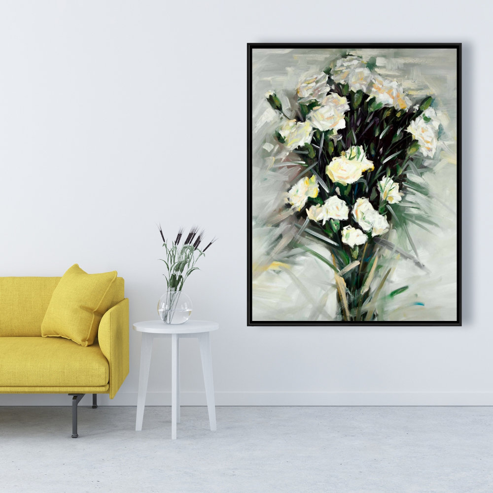 Begin Edition International Inc. " Lisianthus White Bouquet " on | Wayfair