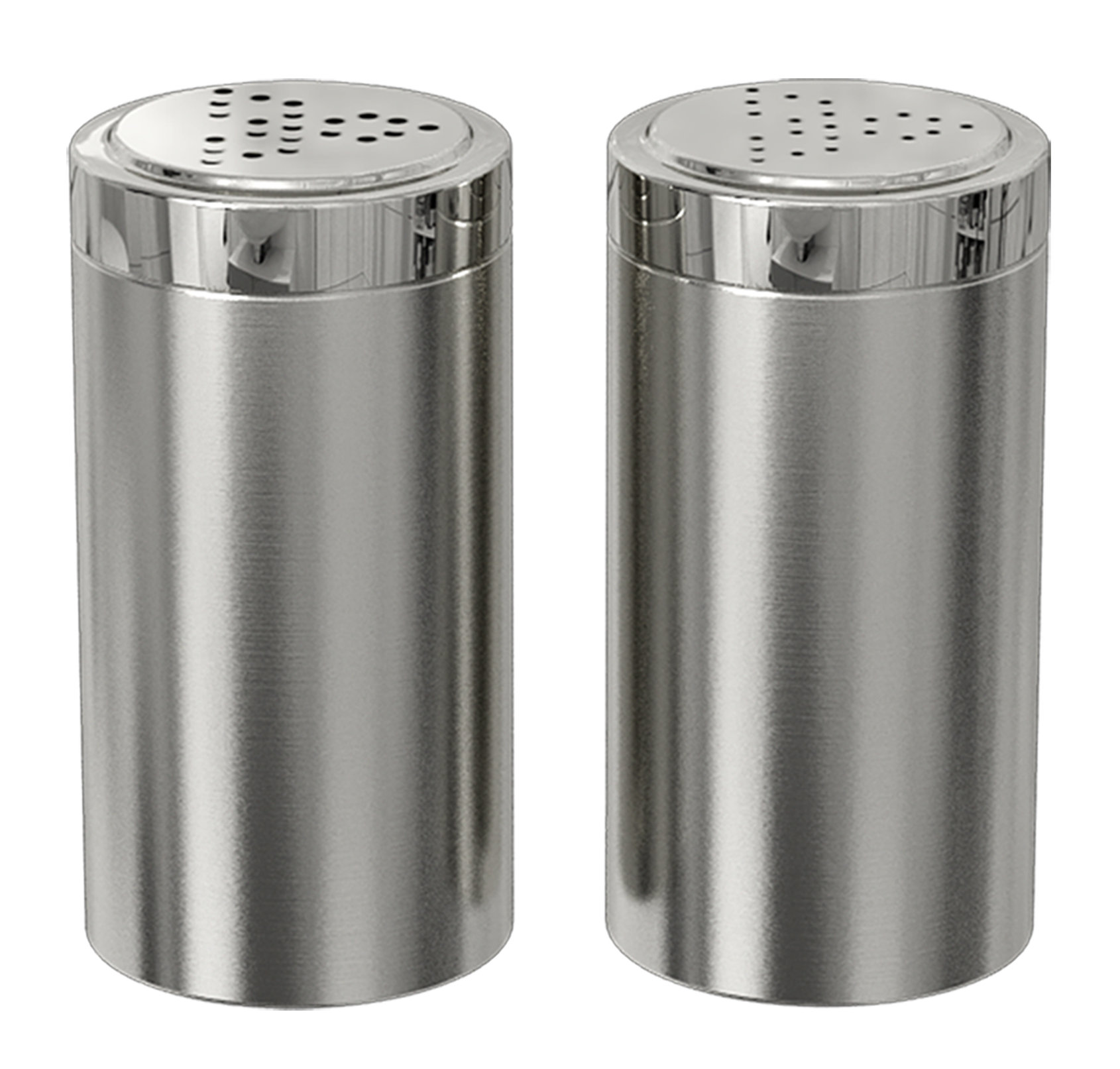 NU Steel Steel Stainless Steel Salt and Pepper Set & Reviews | Wayfair