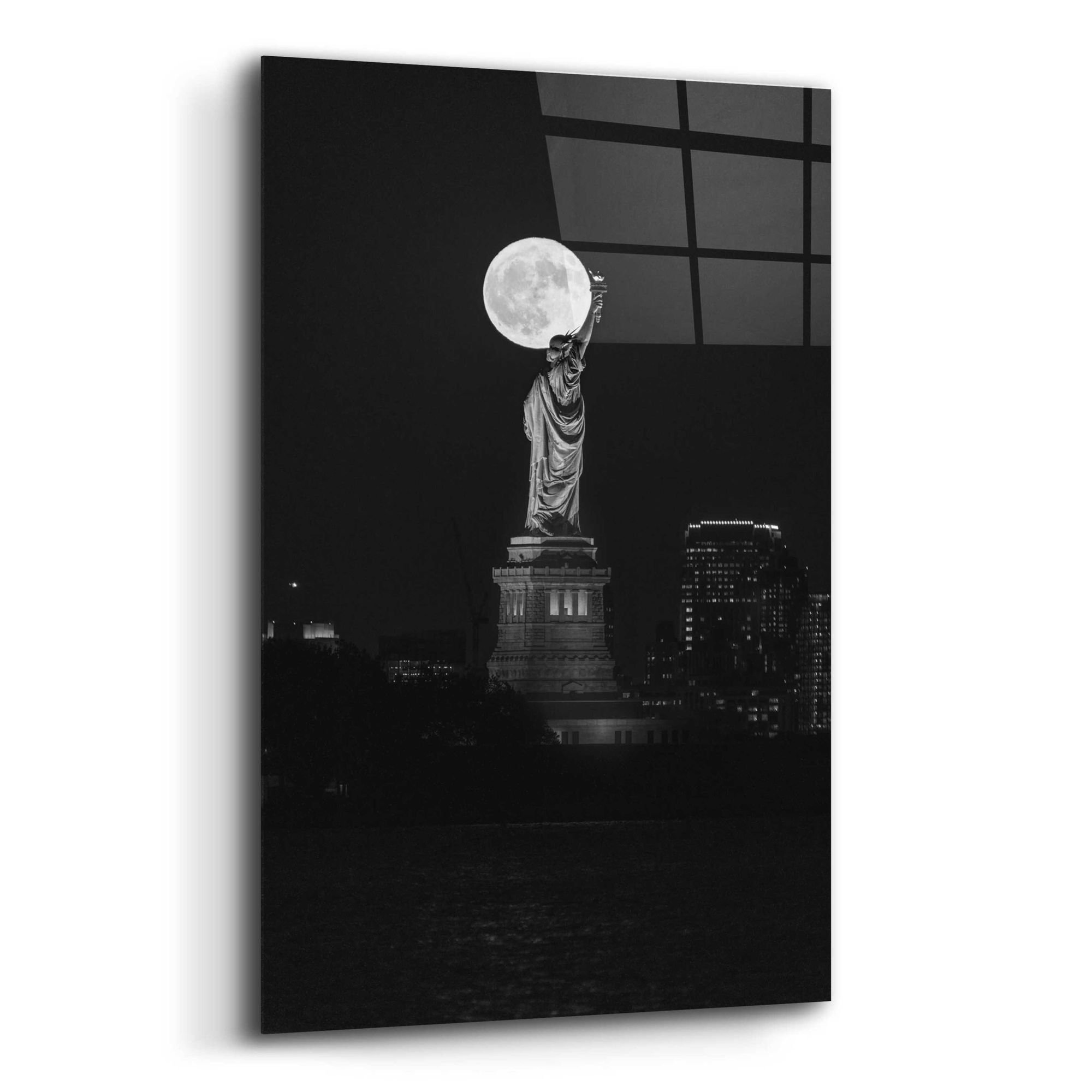 Latitude Run® Lozhin Full Moon New York On Plastic/Acrylic by Bruce ...
