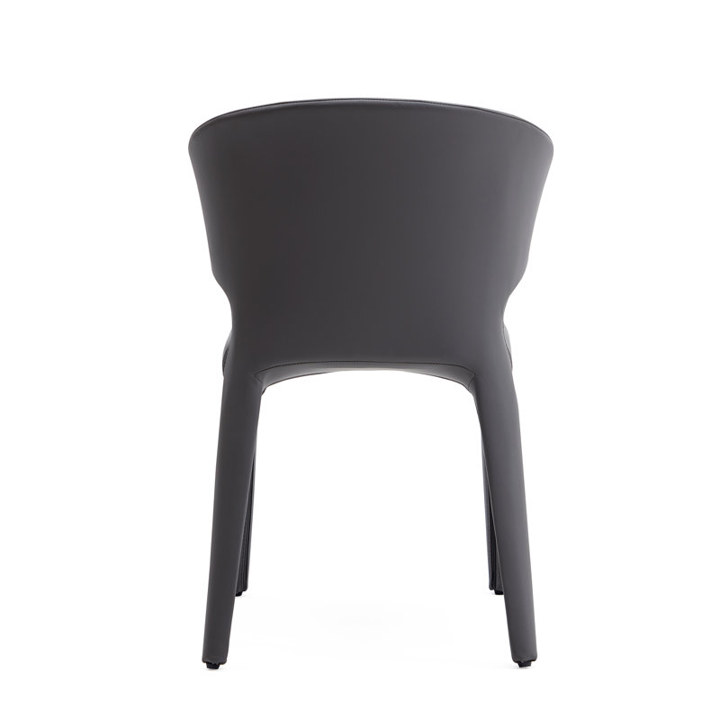 AllModern Cesar Faux Leather Upholstered Side Chair & Reviews | Wayfair