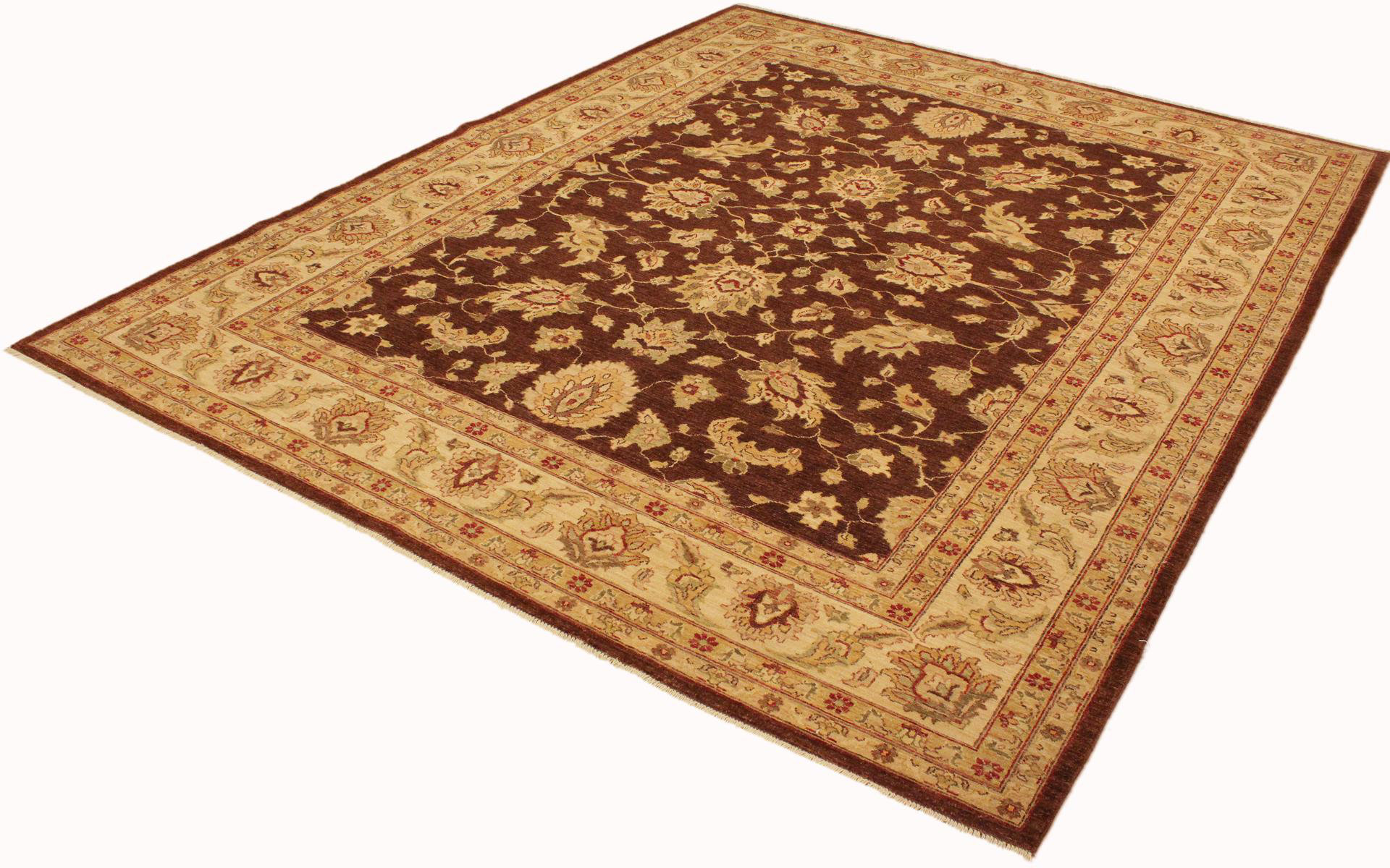 Isabelline Silke Oriental Rectangle 7'11" x 9'10" Wool Area Rug in ...