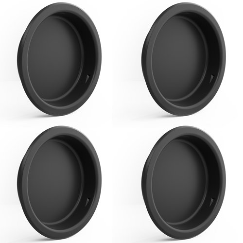Lazio 2 In.Round Closet Door Finger Pulls (4-Pack) | Wayfair