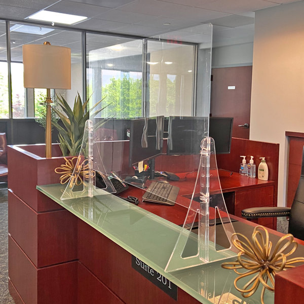 Azar Displays 30" X40" New Counter Cashier Shield, Protective Panel ...