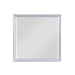 Latitude Run® Aromas 42"x41" Mirror, White Oak Finish | Wayfair