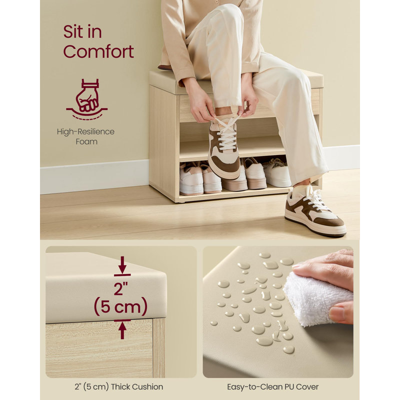 Latitude Run® 6 Pair Shoe Storage Bench | Wayfair