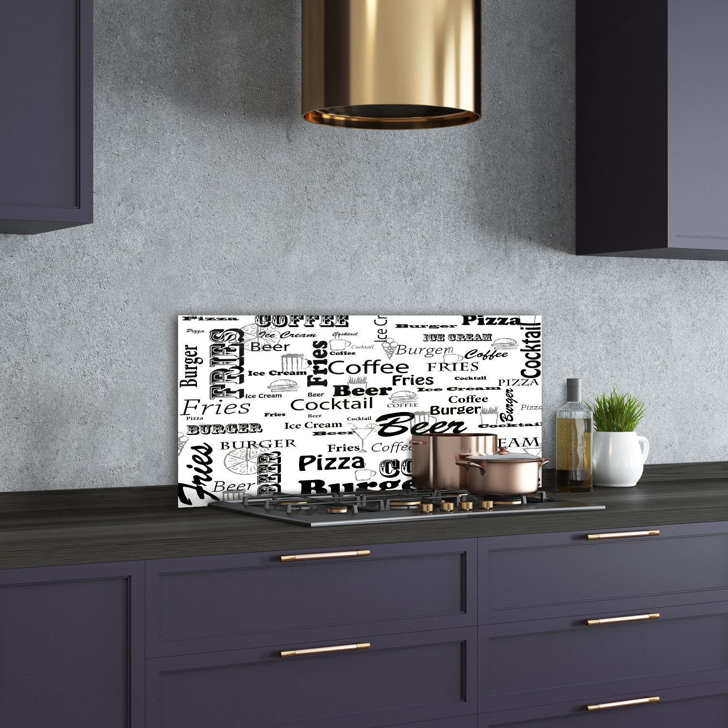 Happy Larry Splashback - Backsplash - Cooker Hob Wall Splashback ...