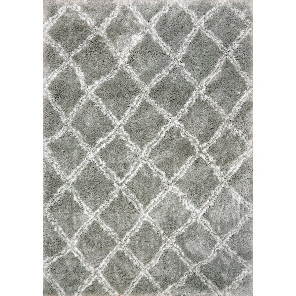 Wrought Studio Tryon Gray Area Rug & Reviews | Wayfair