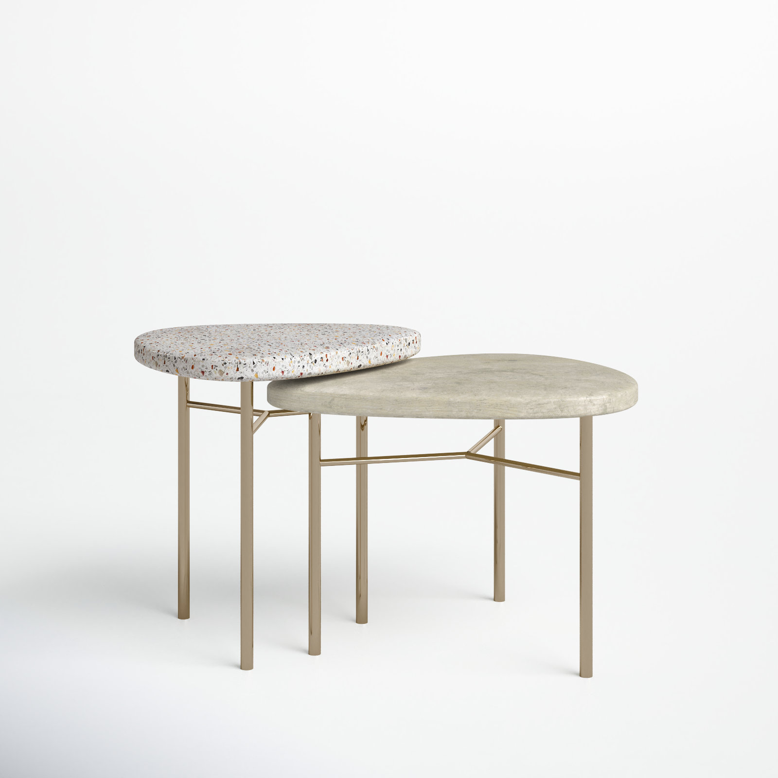 Joss & Main Trevor Stone 3 Legs Coffee Table | Joss & Main