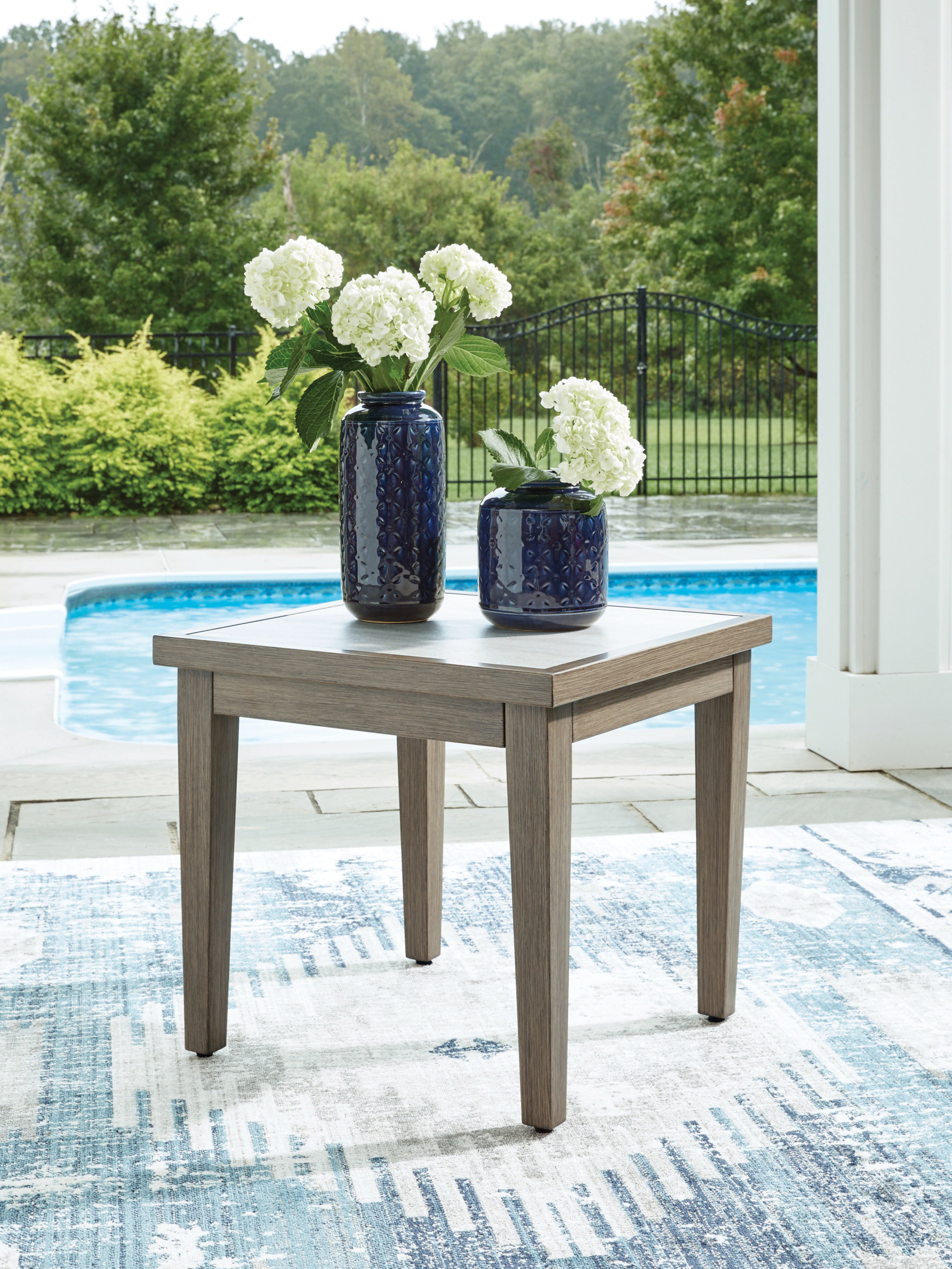 Lark Manor™ Springbrook Outdoor End Table | Wayfair