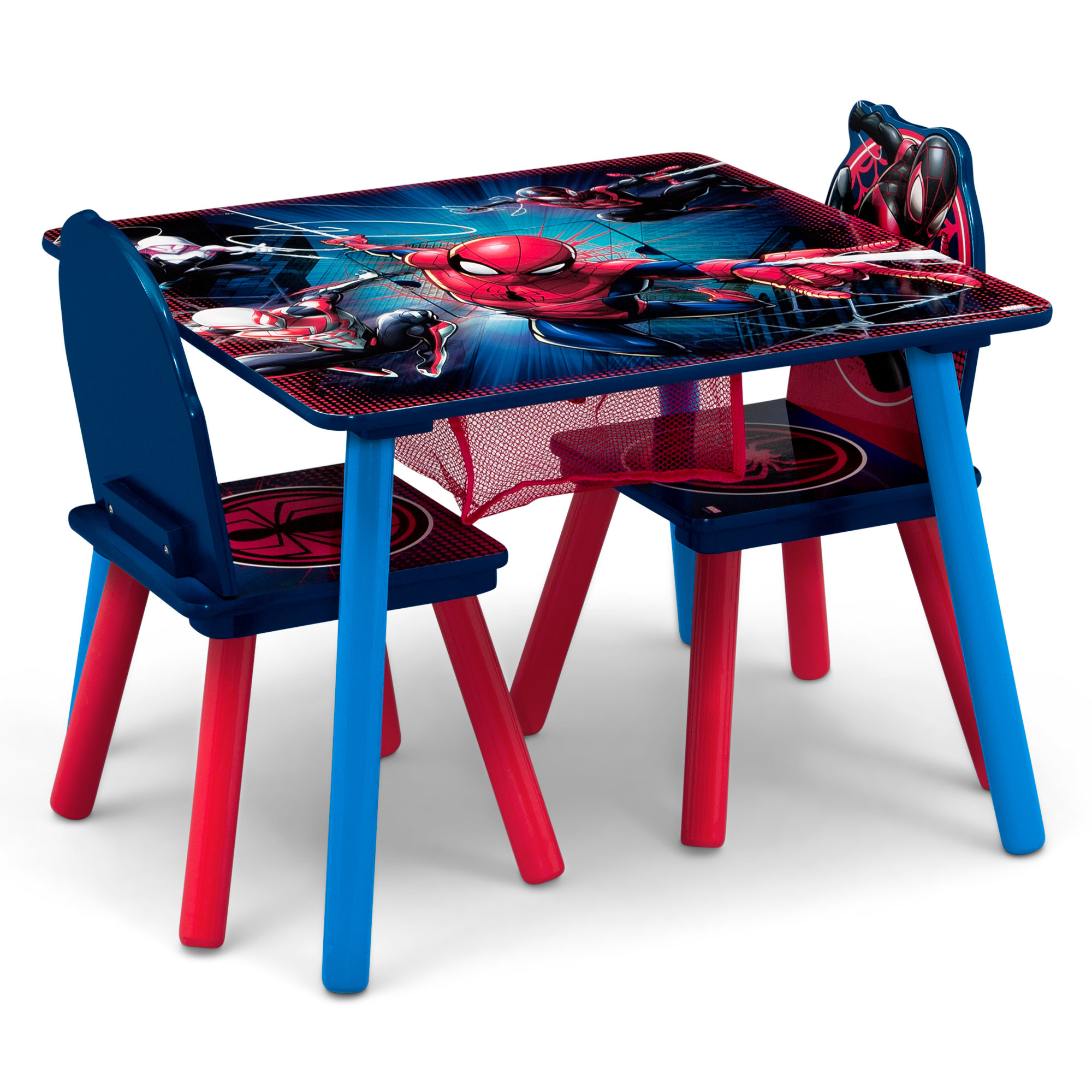 Delta Children Spider-Man Kids Table And Chair Set With Storage (2 ...