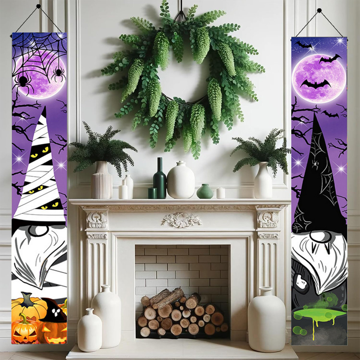 The Holiday Aisle® 2pcs/set Halloween Door Banner Halloween Door Banner ...